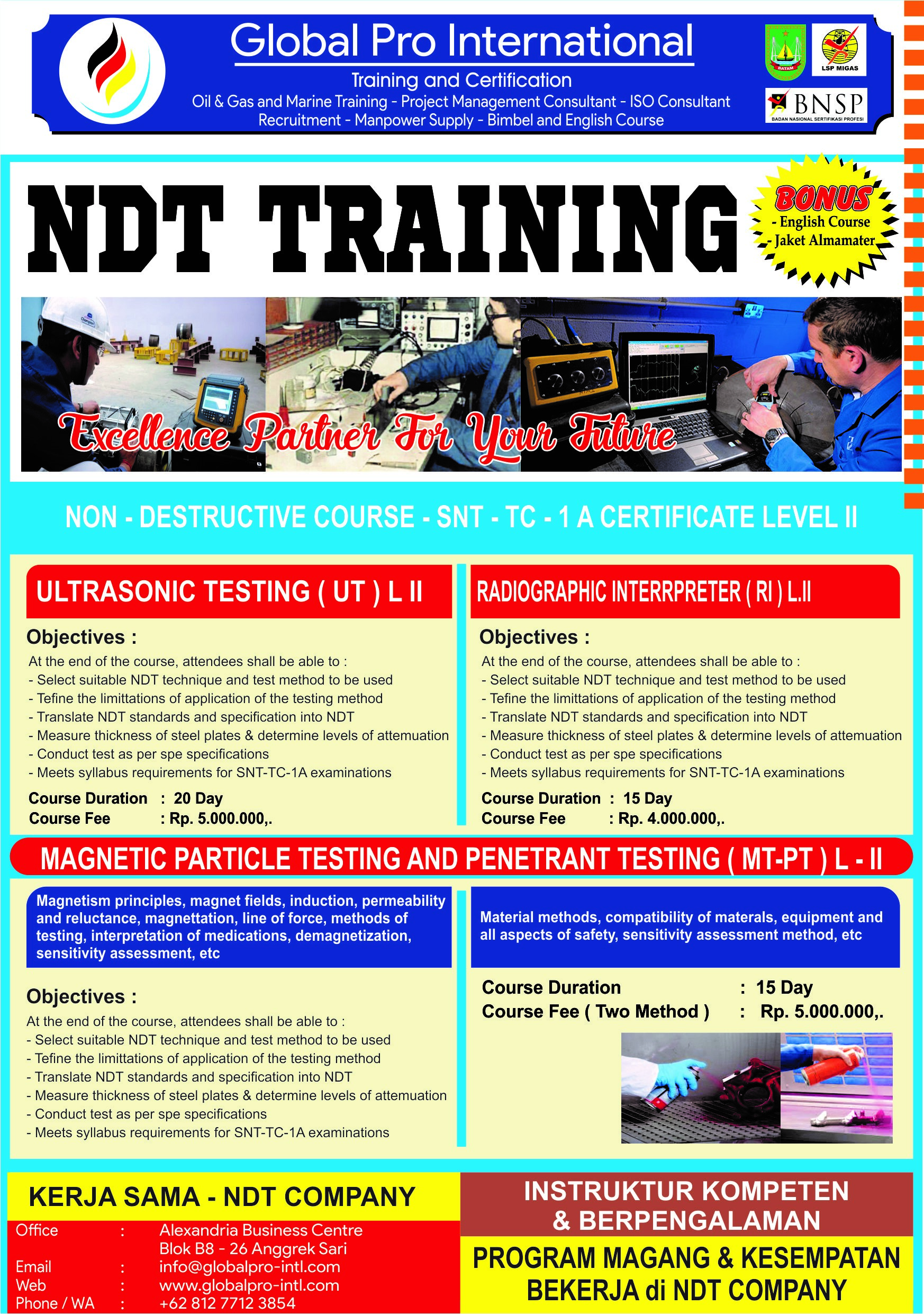 Training NDT - Global Pro International